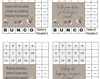Bunco Game Set - Perfect for Classroom, Neighborhood, and Family Fun ...