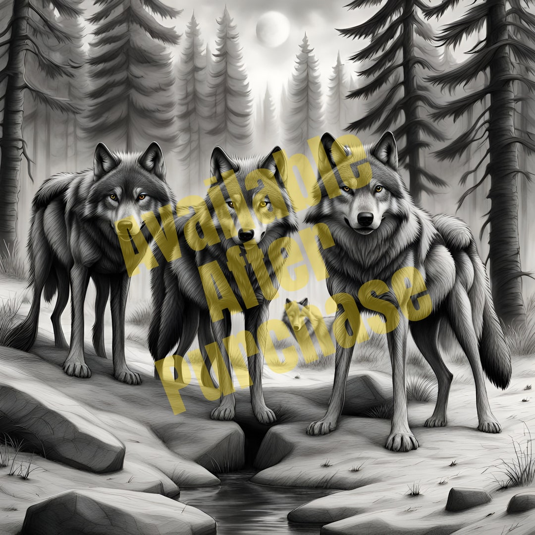 Wolf Pack - Etsy