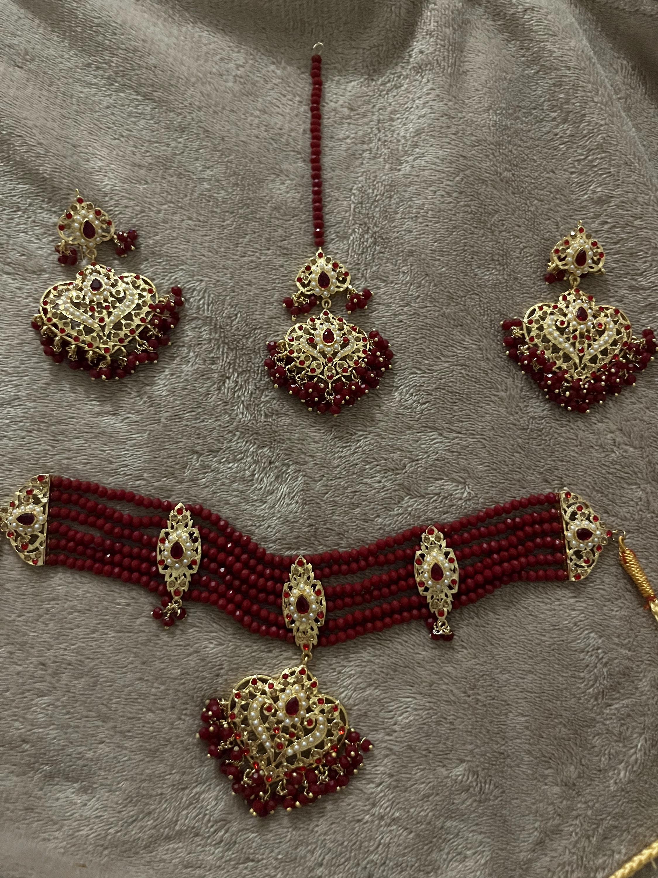 Pakistani Indian Jewelry Set/pakistani Jewellery/pakistani Necklace Set ...