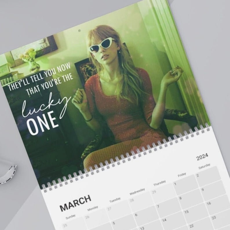 Taylor Calendar- Eras Calendar sold by Compulsion Trampled | SKU ...