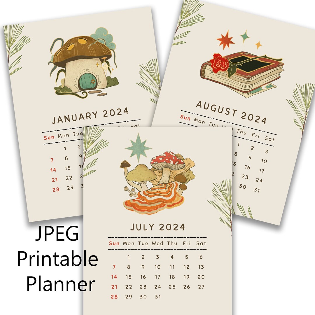 Printable Whimsical Weekly Planner - Etsy