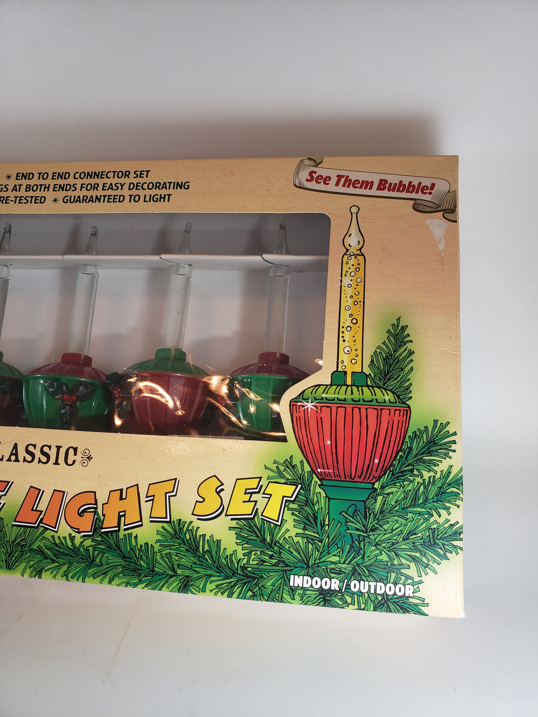 Vintage Nostalgic Classic 7 Bubble Light Set by Kurt Sadler Christmas ...