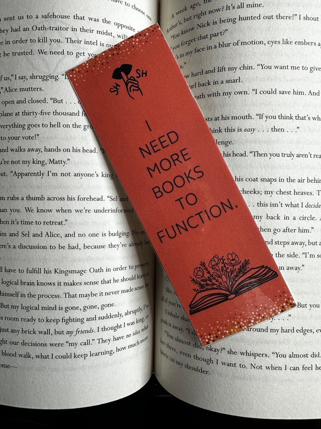 I Need More Books to Function - Etsy