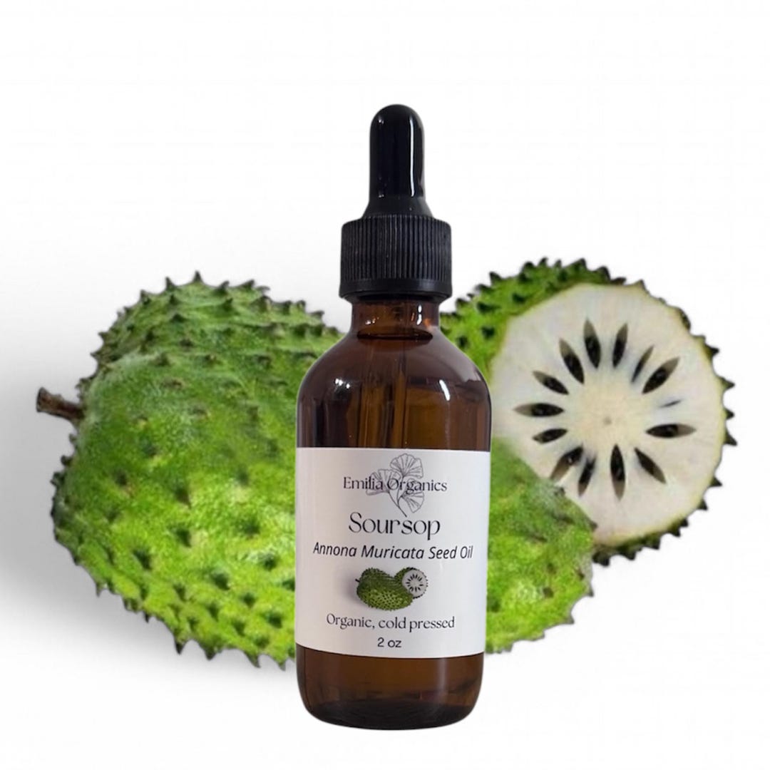 Soursop Seed Oil, Organic, Cold Pressed, Unrefined, Natural - Etsy