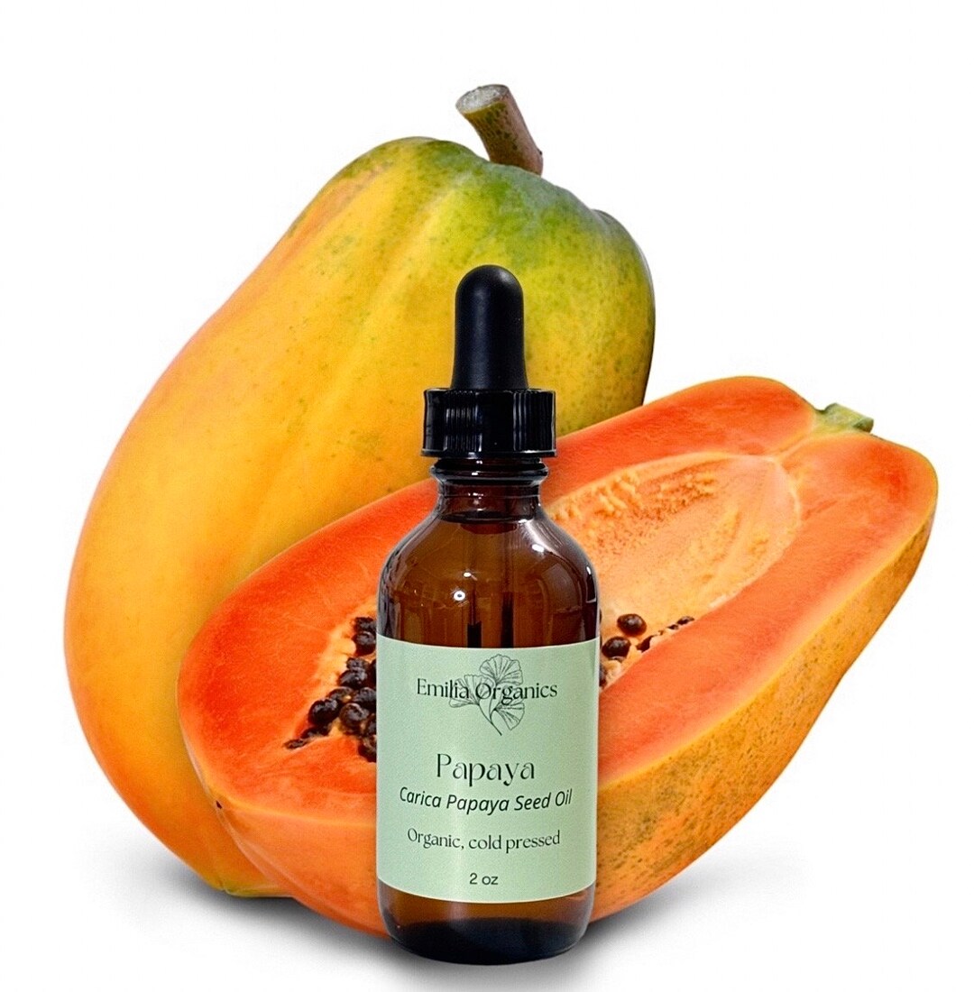 Papaya Seed Oil, Cold Pressed, Organic, Unrefined, Natural - Etsy