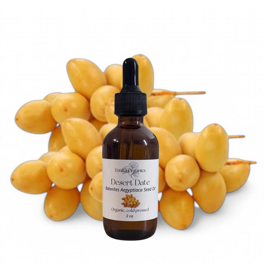Desert Date Seed Oil, Organic, Cold Pressed, Unrefined, Natural - Etsy