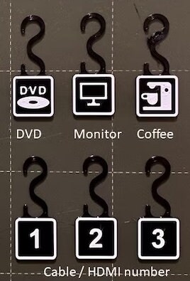 Customizable 3D Printed Cable Labels - Easily Identify Cables for TV ...