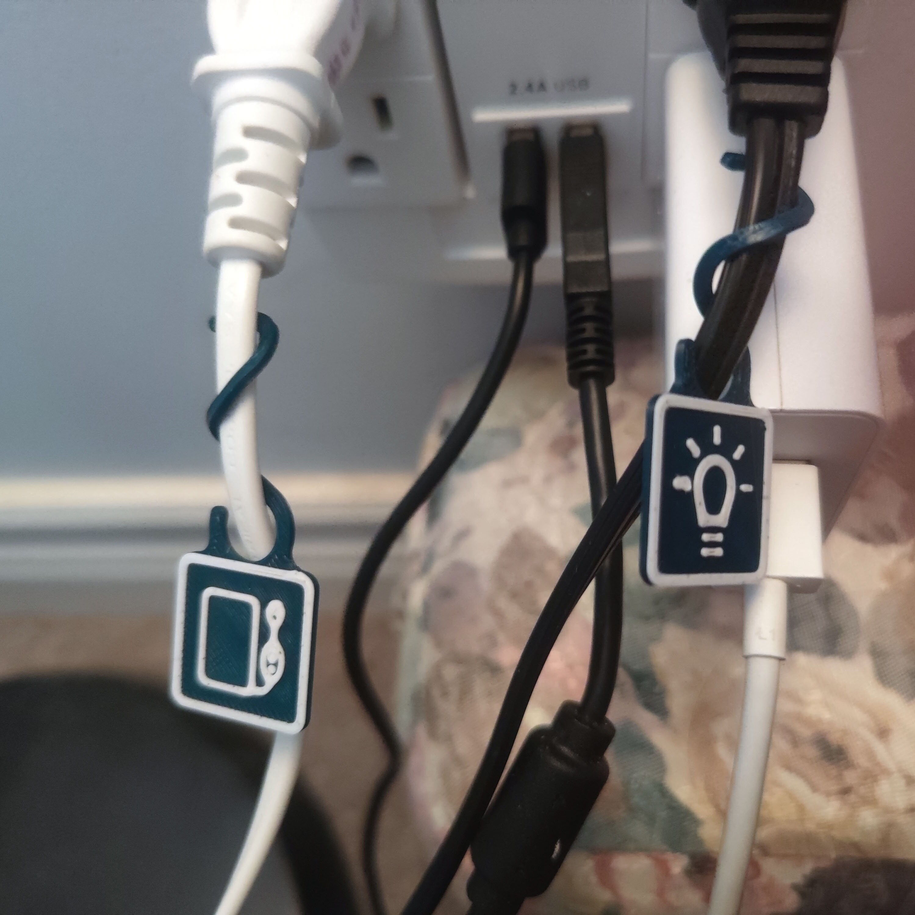 Customizable 3D Printed Cable Labels - Easily Identify Cables for TV ...