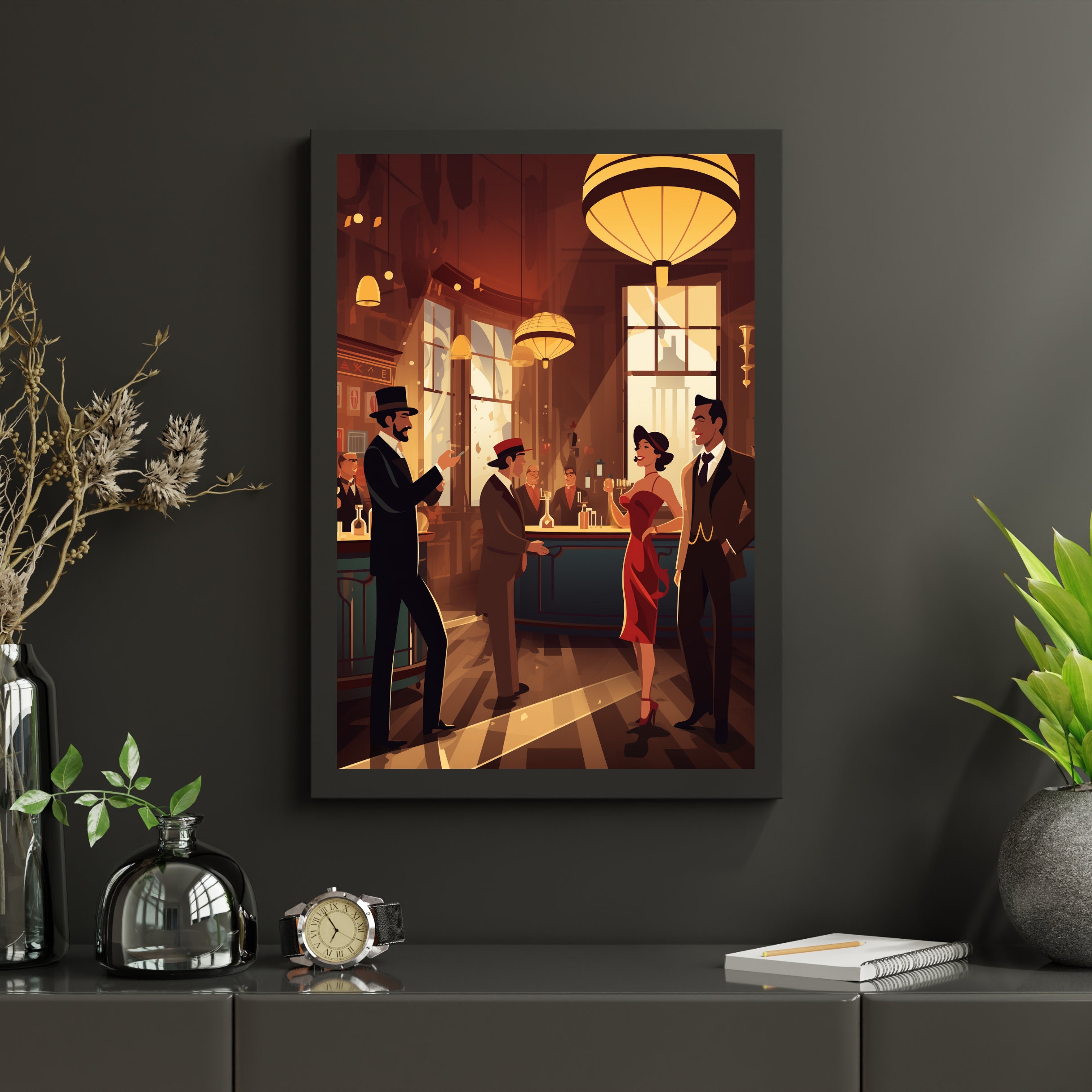 Speakeasy, Roaring 20s, Speakeasy Decor, 20s Poster, Vintage Wall Art ...