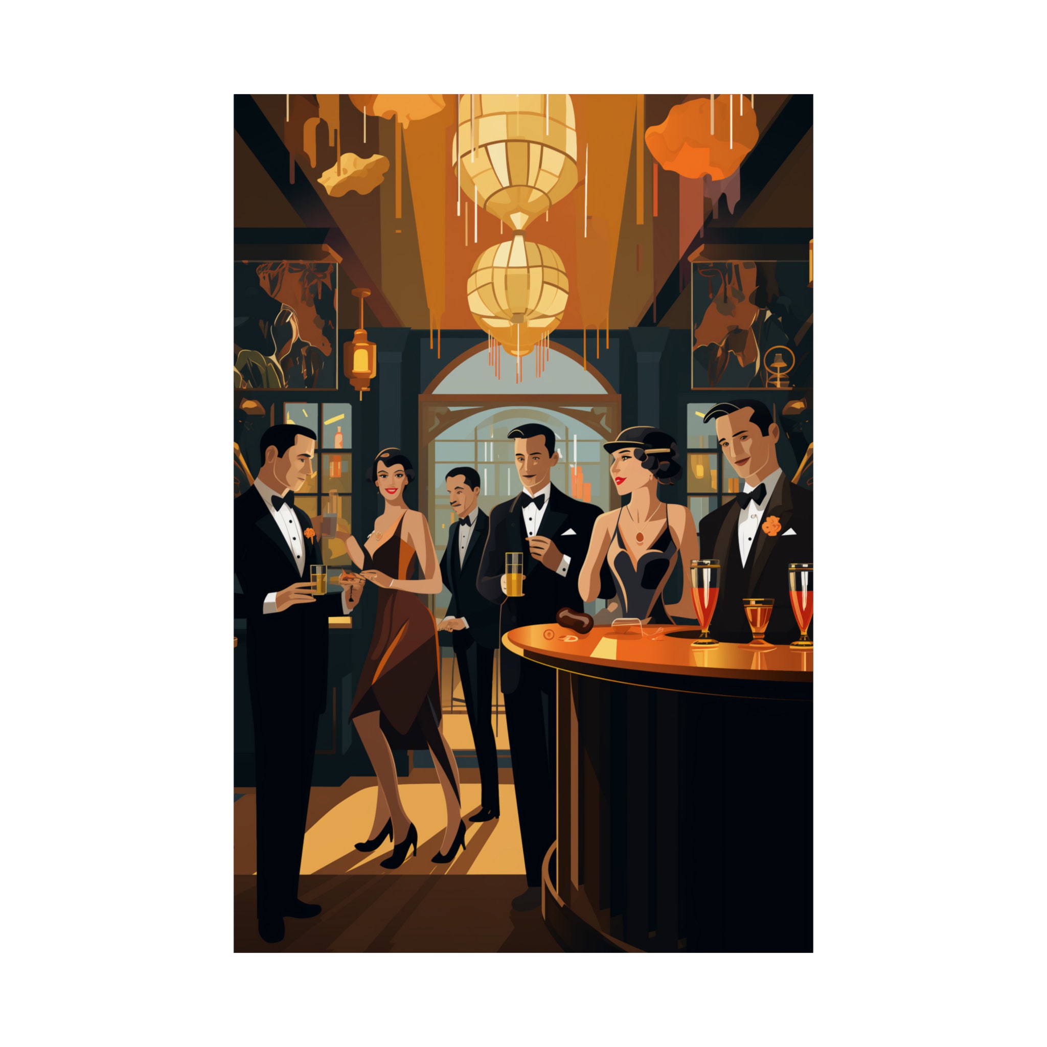 Classy Speakeasy, Roaring 20s, Speakeasy Decor, 20s Poster, Vintage ...