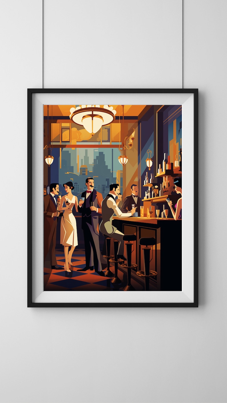 1920's Speakeasy, Classy Bar, 1920s Gathering, 20s Poster, Vintage ...