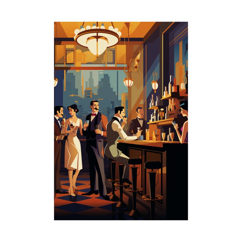 1920's Speakeasy, Classy Bar, 1920s Gathering, 20s Poster, Vintage ...