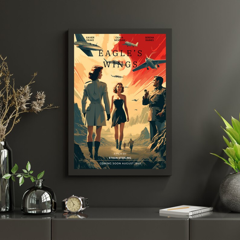1940s Themed Movie Poster War Movie Poster WWII Movie - Etsy