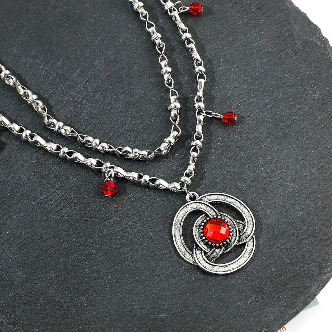 Dr Stone Ruby Red Necklace Anime Inspired for Men and Women Gift - Etsy