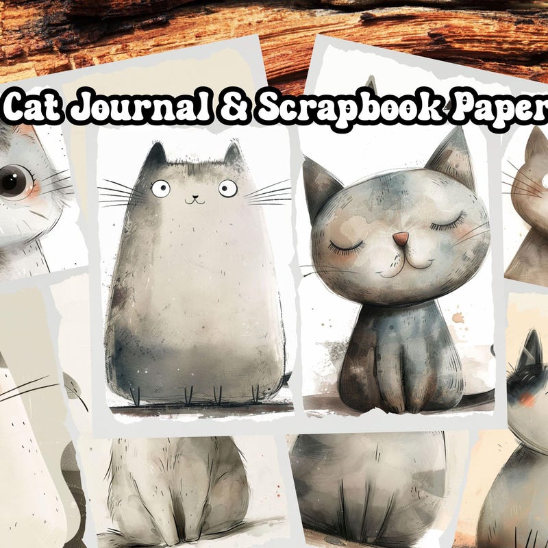 Cat Scrapbook - Etsy