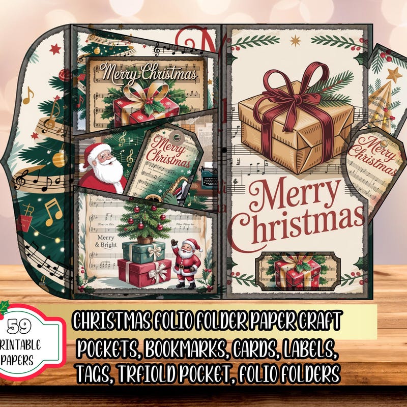 Christmas Junk Journal - Etsy