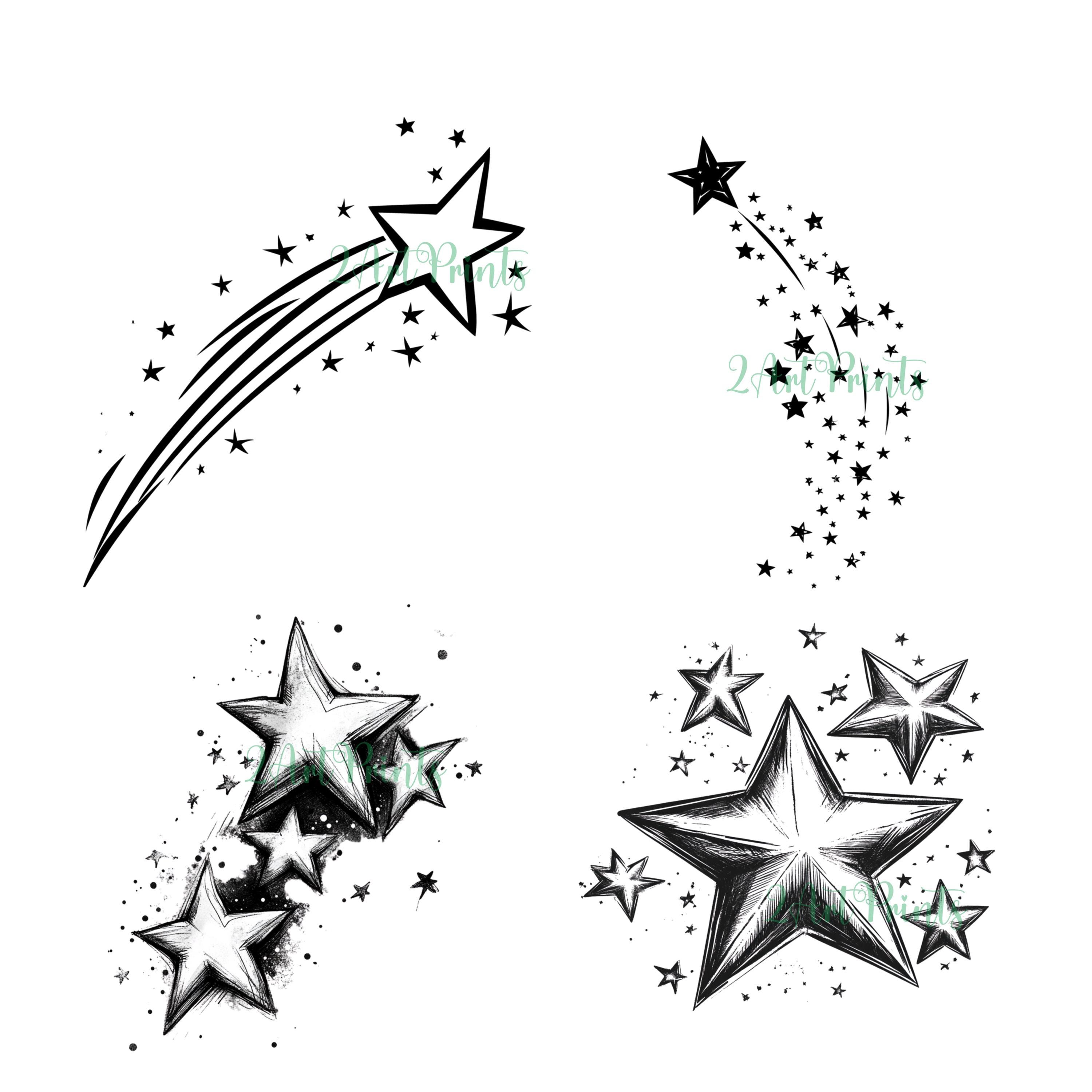 50 Stars Designs SVG PNG Files - Etsy