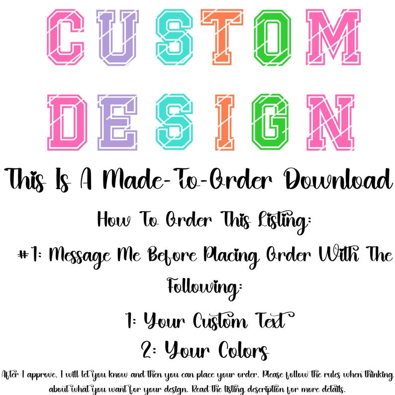 Personal Colorful Custom Text Quote PNG Sublimation Design | Name ...