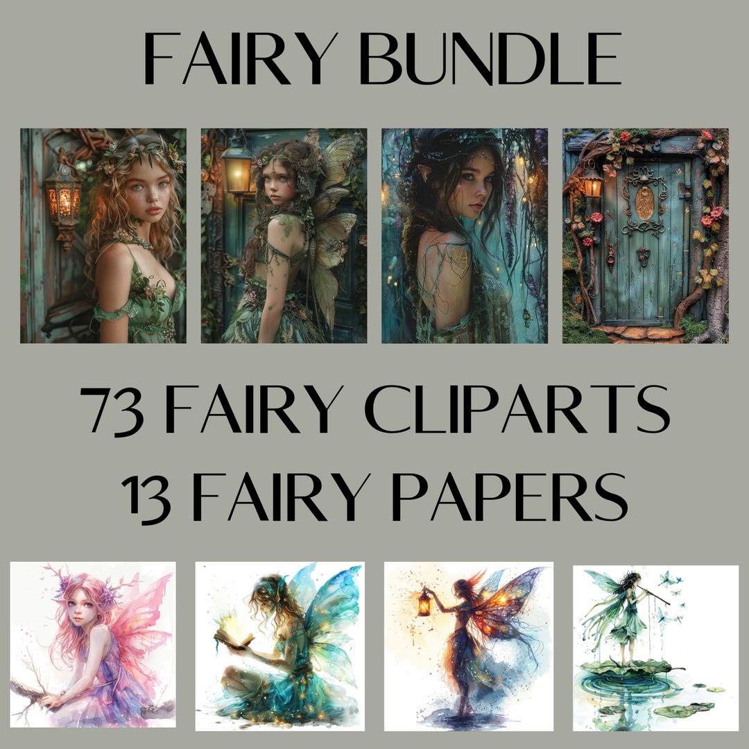 Fairy Bundle Fairy Clipart Printable Fairy Papers Fairies Clipart 73 ...