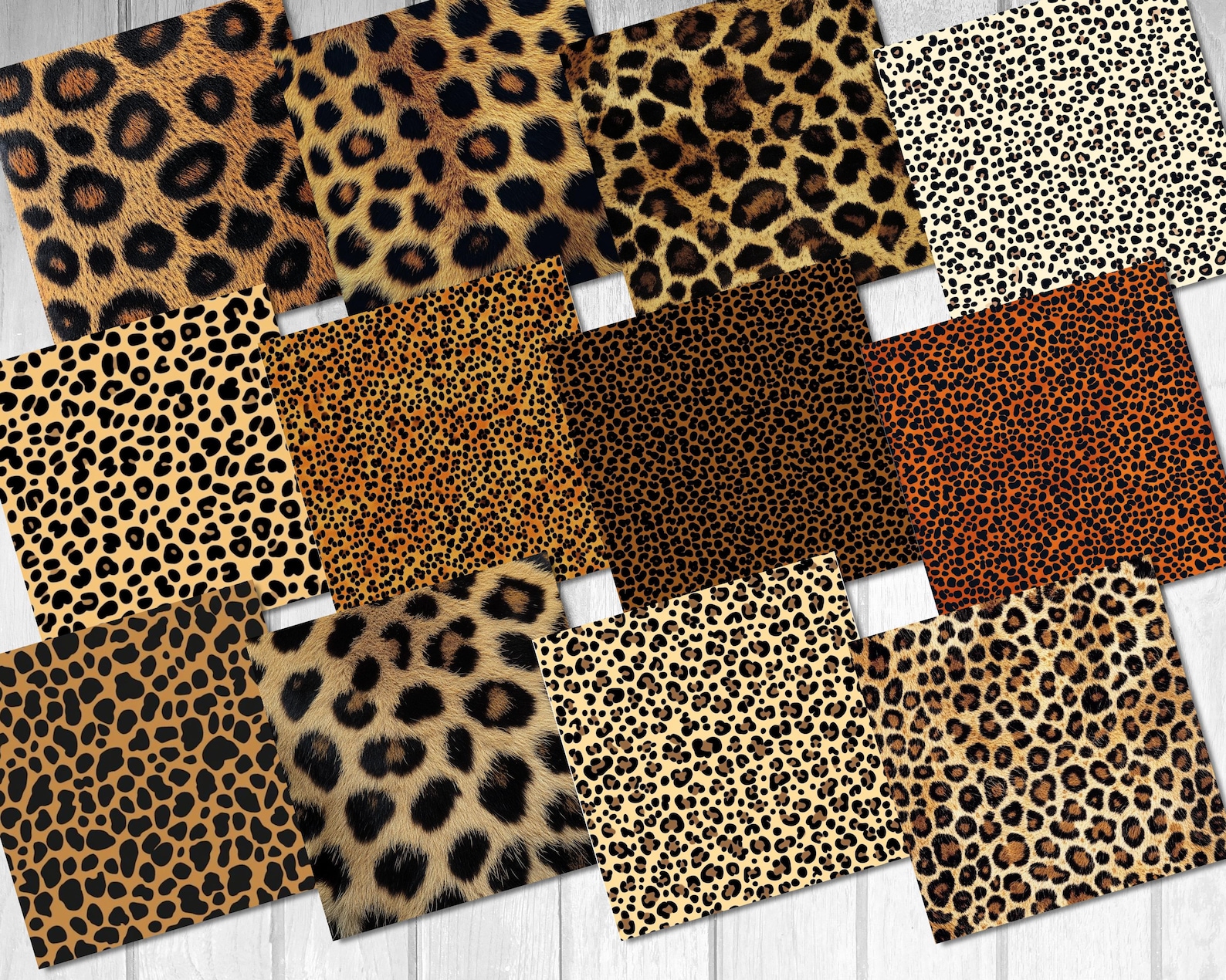 Leopard Fur Animal Print Digital Paper, Brown Leopard Background, Pink ...