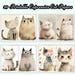 Kitty Clipart Mega Bundle,cat Printables,cat Scrapbook Paper,cat ...