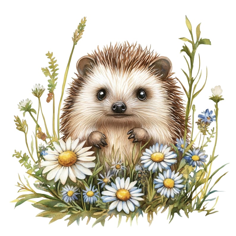 Cute Hedgehog Png Clipart Bundle | for Scrapbook Images, Hedgehog ...