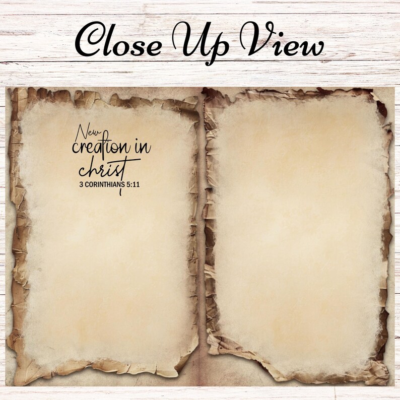 8 Christ Scripture Journal Pages, Printable, Bible Verses Junk Journal ...