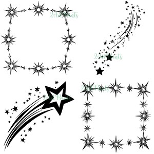 50 Stars Designs SVG PNG Files - Etsy