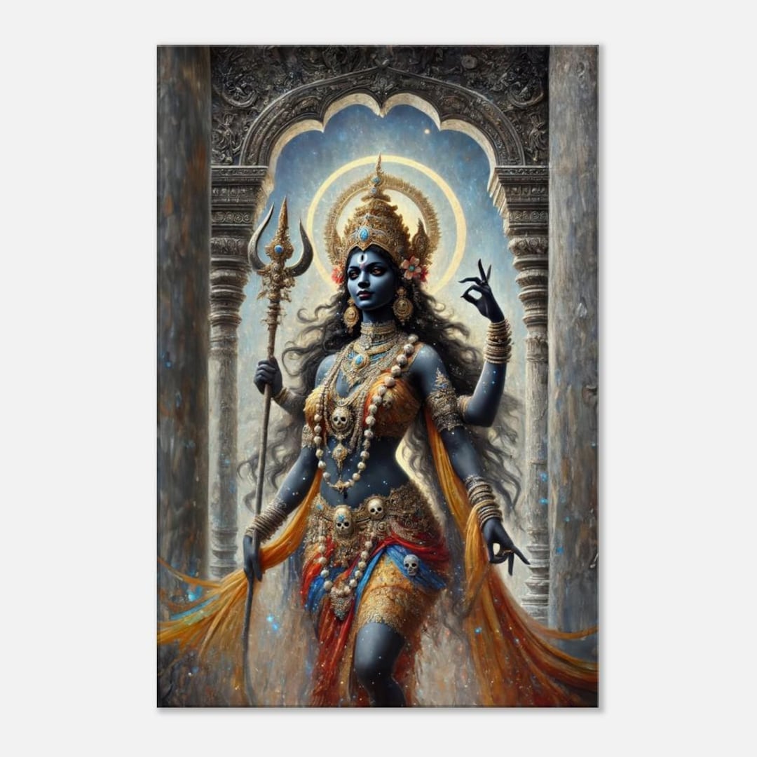 Kali Hindu Goddess Canvas Print, Hindu Ethnic Heritage Gift, Feminist ...