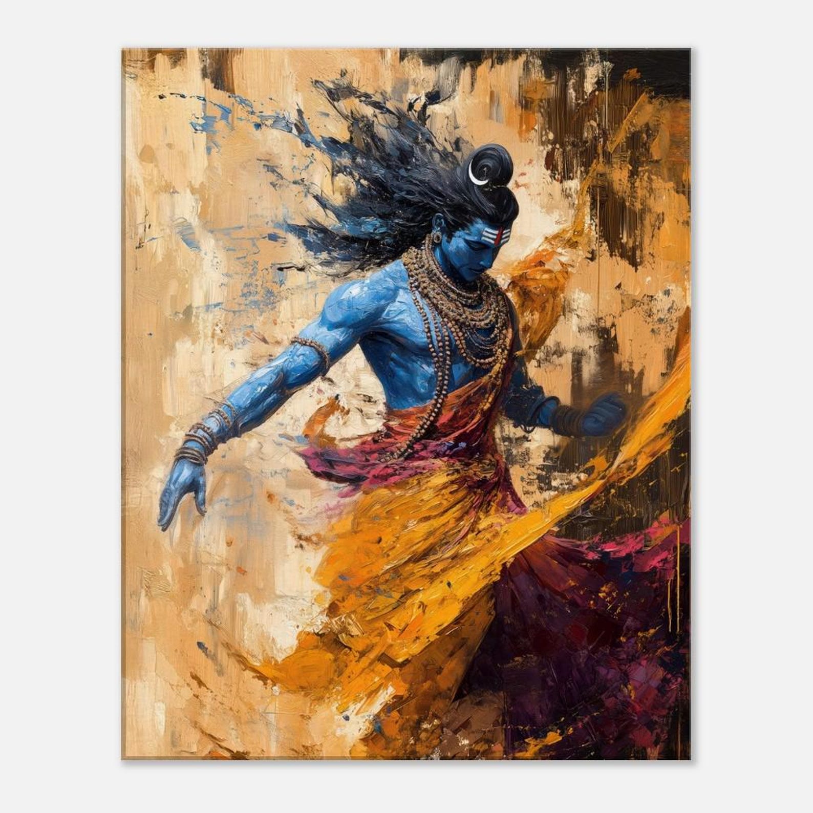 Lord Shiva as Mahakaal Transcending Time Canvas Print, Wall Art Home ...