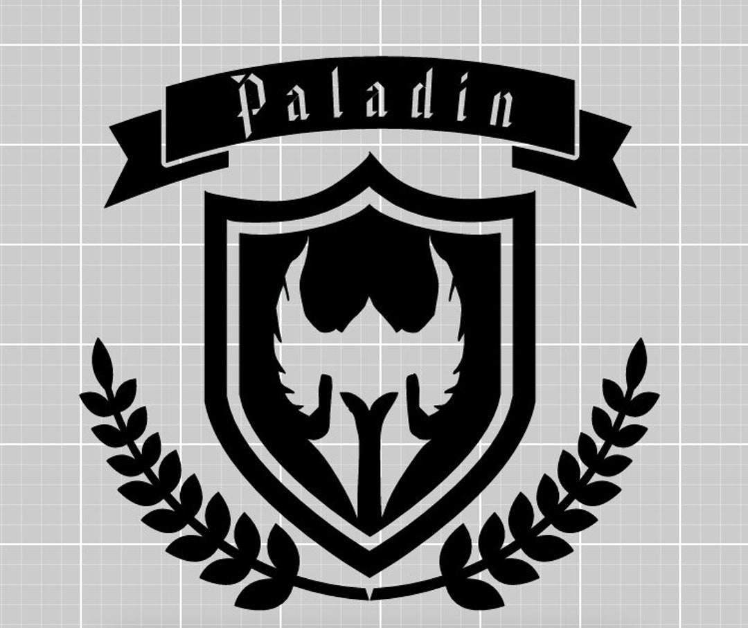 Car Decal - Paladin Dnd Class | Permanent Vinyl | Car Window - Etsy