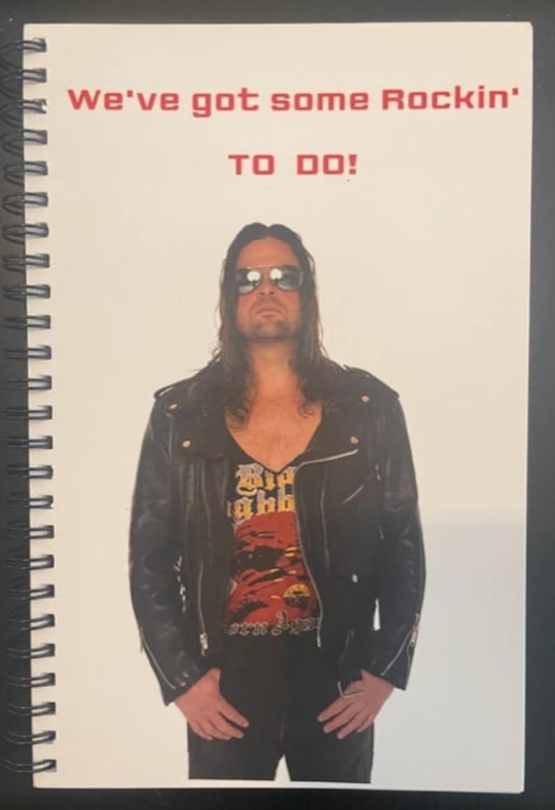 Spiral Notebook With Rock 'N' Roll Cover - Etsy