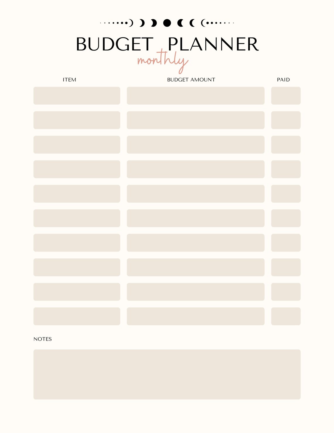 Monthly Budget / Finances / 2024 Money / Planner / Tracker / Printable ...