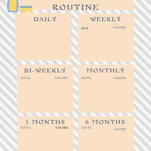 HOUSE KEEPING Calendar / Printable Calendar / Cleaning List ...
