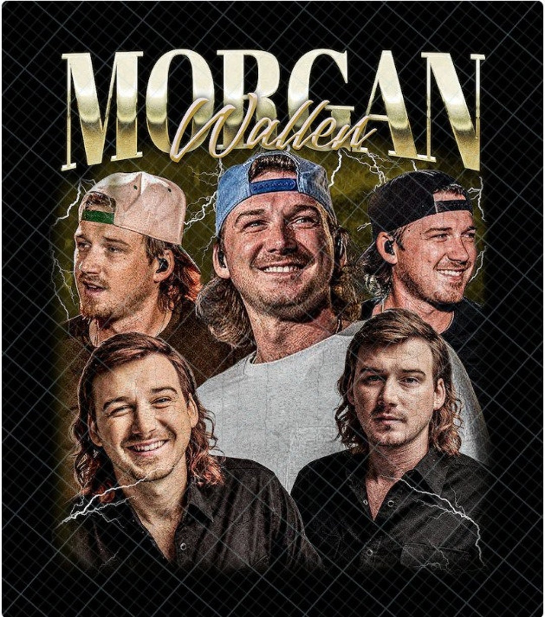 Morgan Wallen T-shirt Designs, 90s Vintage Morgan Wallen Digital PNG Download, Morgan Wallen ...