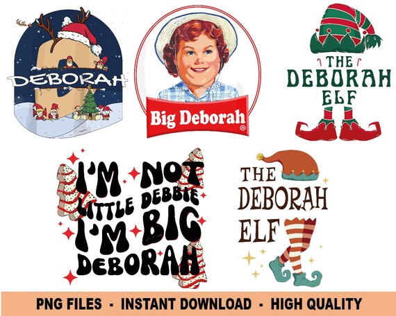 Big Deborah Christmas PNG, Little Debbie png, Sublima… - Gem