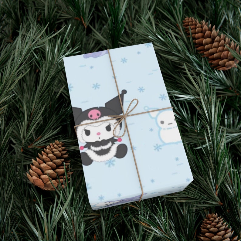 Hello Kitty Wrapping Paper, Kuromi, Christmas Wrap, Sanrio Wrapping ...