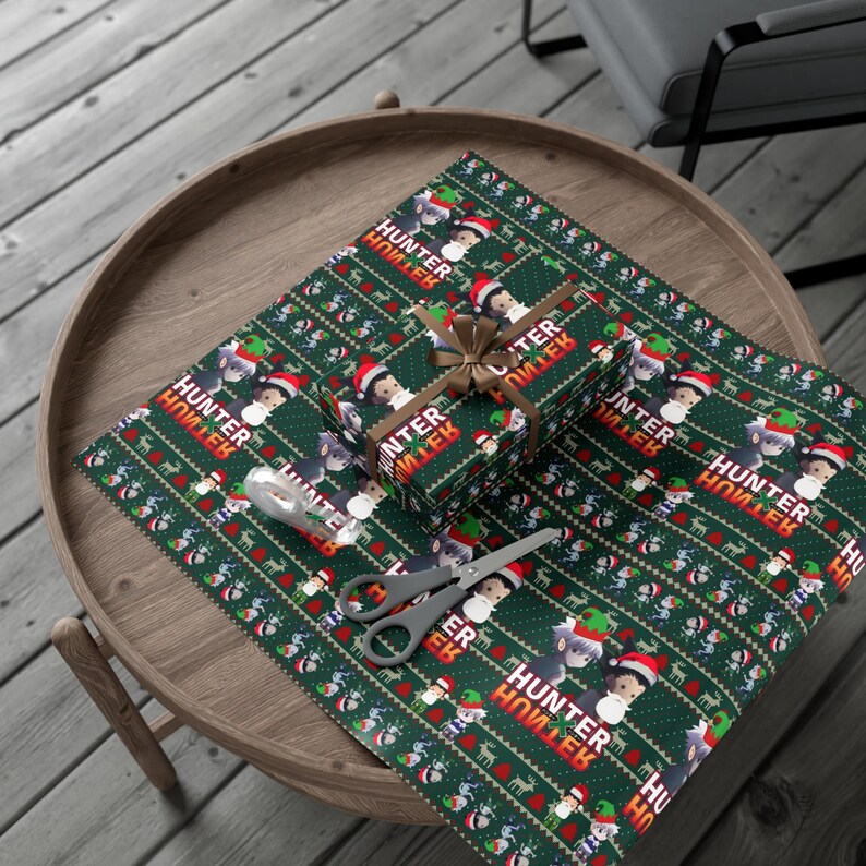 Hunter Hunter Christmas Wrap, Gon & Killua Gift Wrap, Hunter Hunter ...