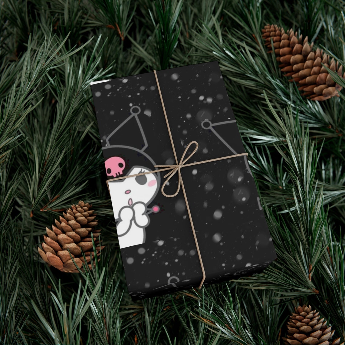 Hello Kitty Wrapping Paper Kuromi Christmas Wrap Sanrio - Etsy