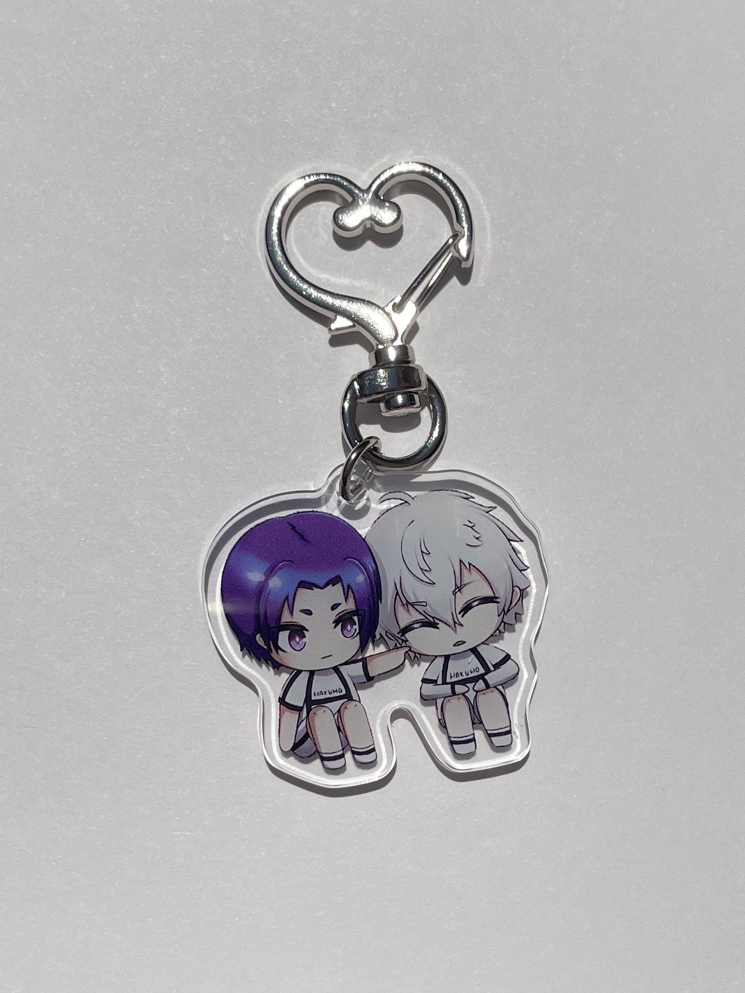 Blue Lock Anime Inspired Mini Acrylic Keychain Charm Nagi Seishiro and ...