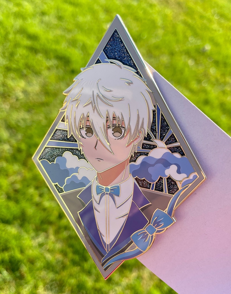 Anime / Manga Inspired Hard Enamel Pin Lapel Pin the Lazy Genius Sun ...