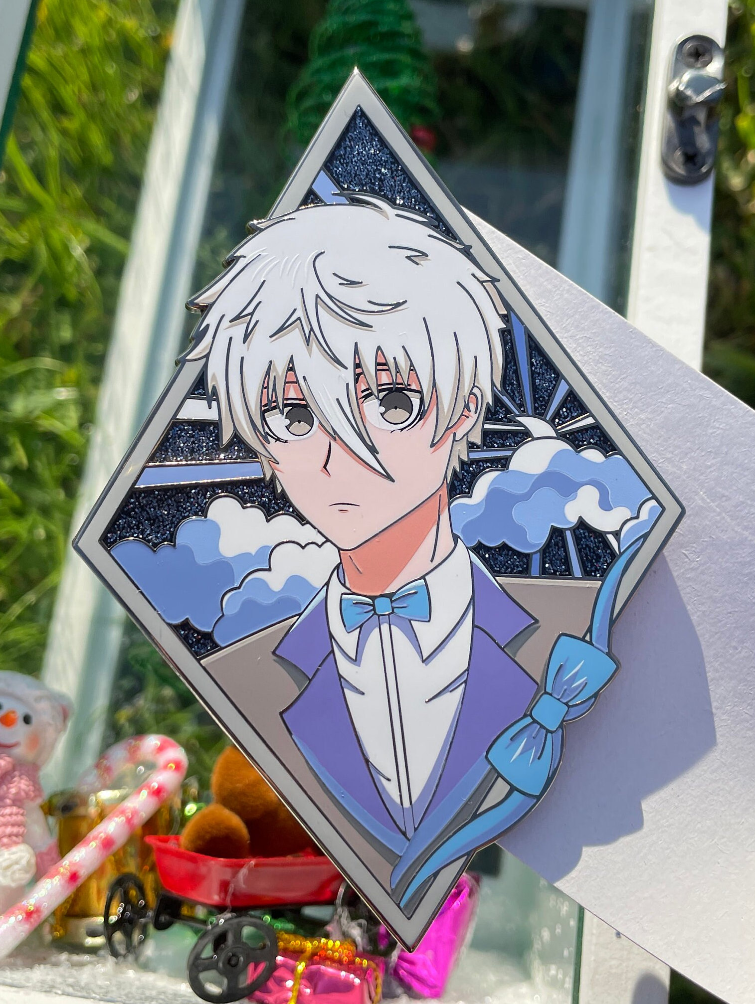 Anime / Manga Inspired Hard Enamel Pin Lapel Pin the Lazy Genius Sun ...