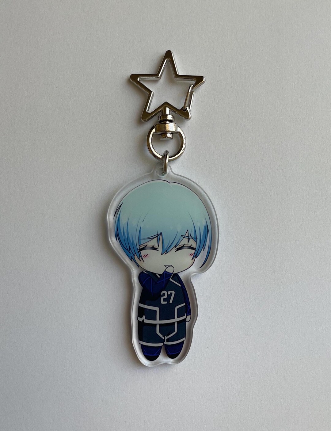 Blue Lock Anime Hiori Yo Acrylic Keychain Charm - Etsy