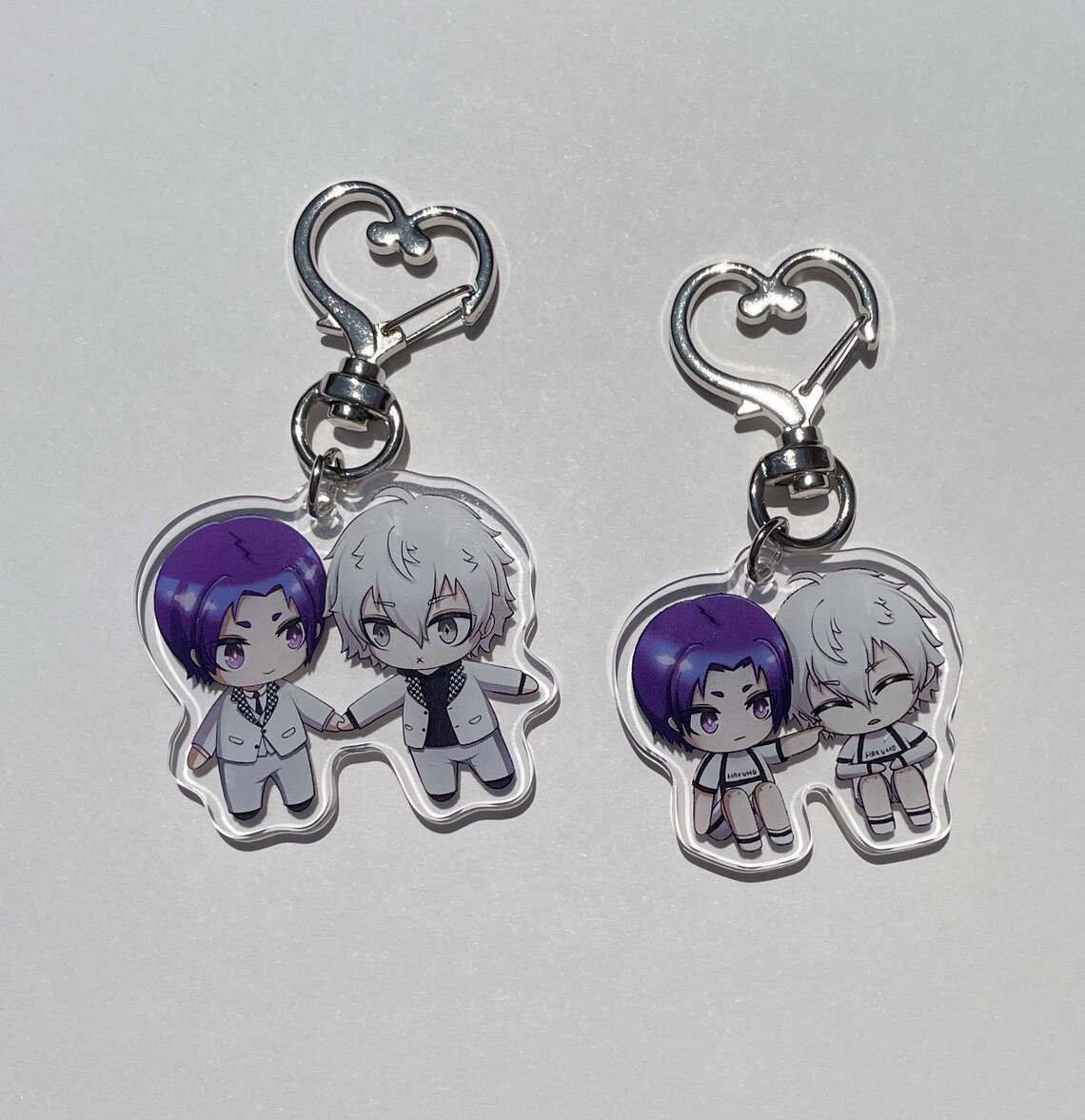 Blue Lock Anime Inspired Mini Acrylic Keychain Charm Nagi Seishiro and ...