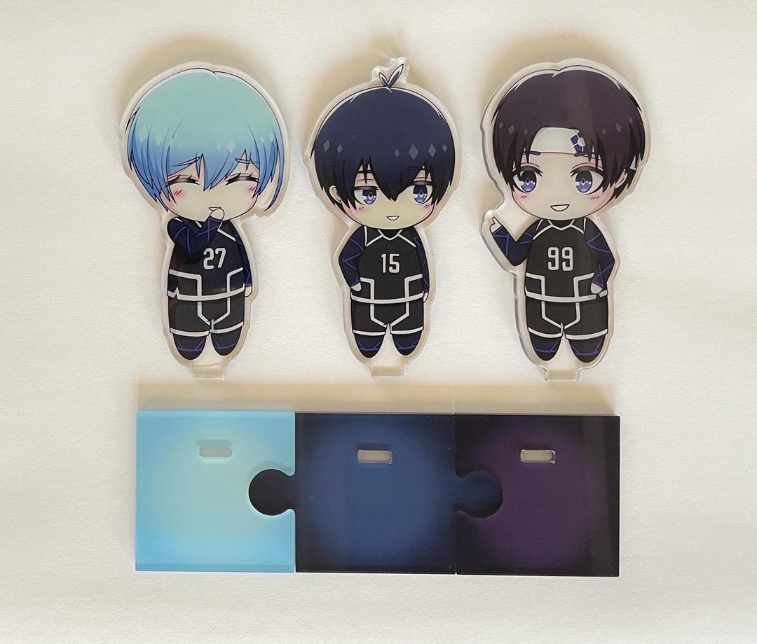 Blue Lock Hiori Isagi and Nanase Acrylic Standees - Etsy