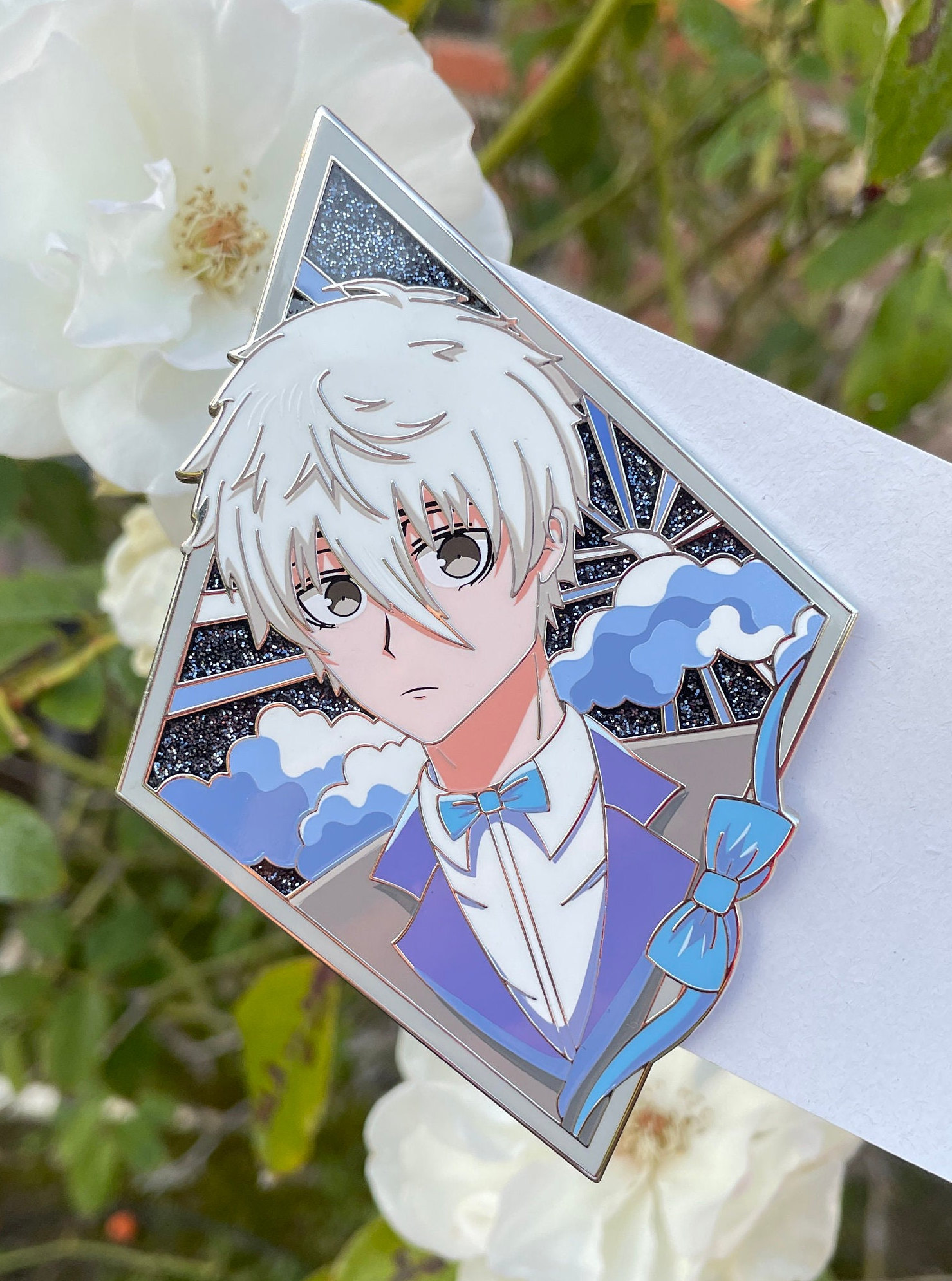 Anime / Manga Inspired Hard Enamel Pin Lapel Pin the Lazy Genius Sun ...