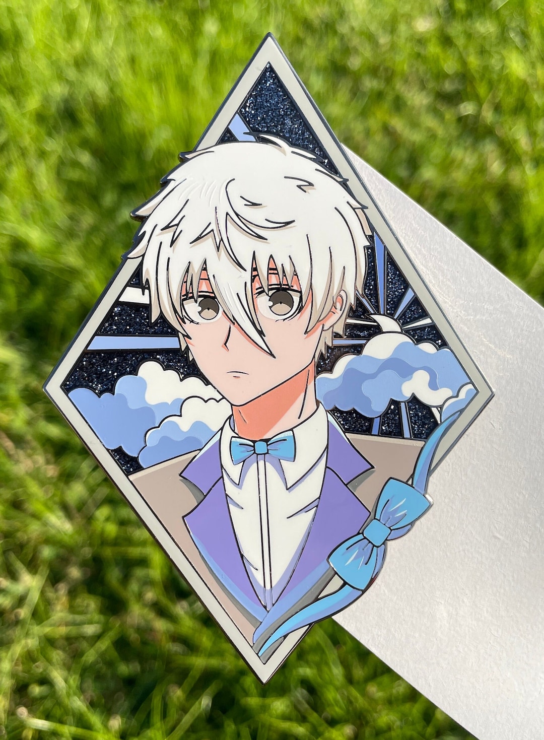 Anime / Manga Inspired Hard Enamel Pin Lapel Pin the Lazy Genius Sun ...