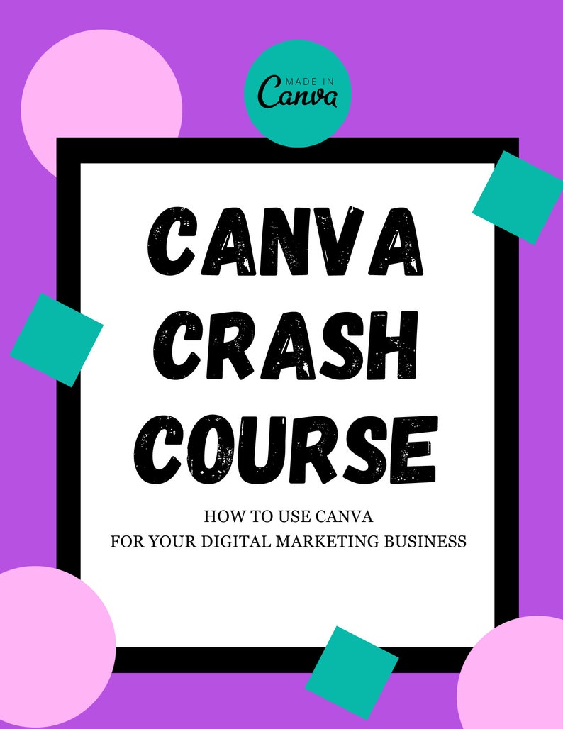 Canva Crash Course - Etsy