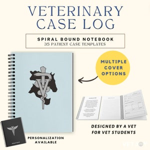 Veterinarian Case Notebook - Etsy