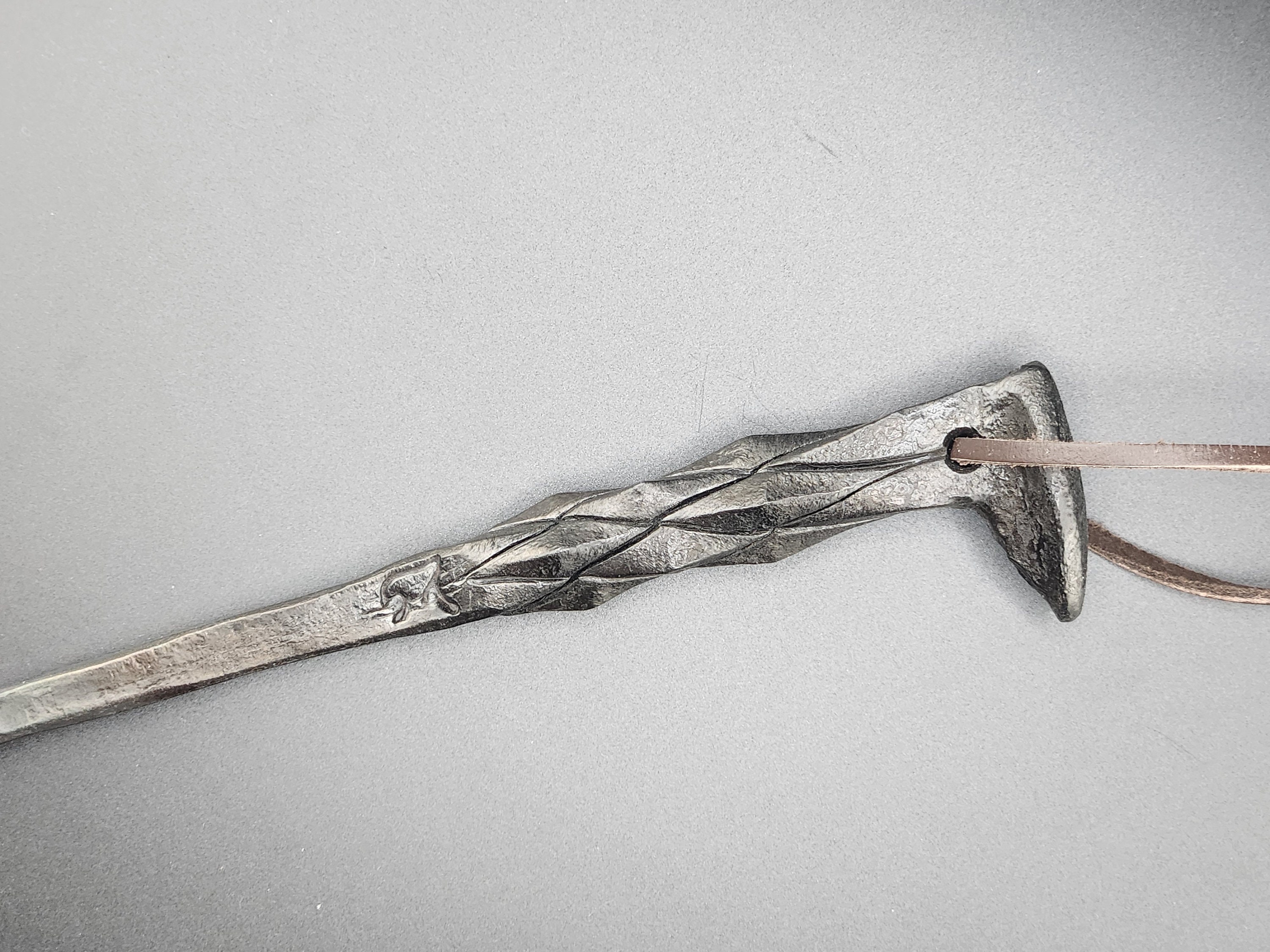 Forged Railroad Spike BBQ Grill Tool: Handcrafted Meat Turner - Etsy